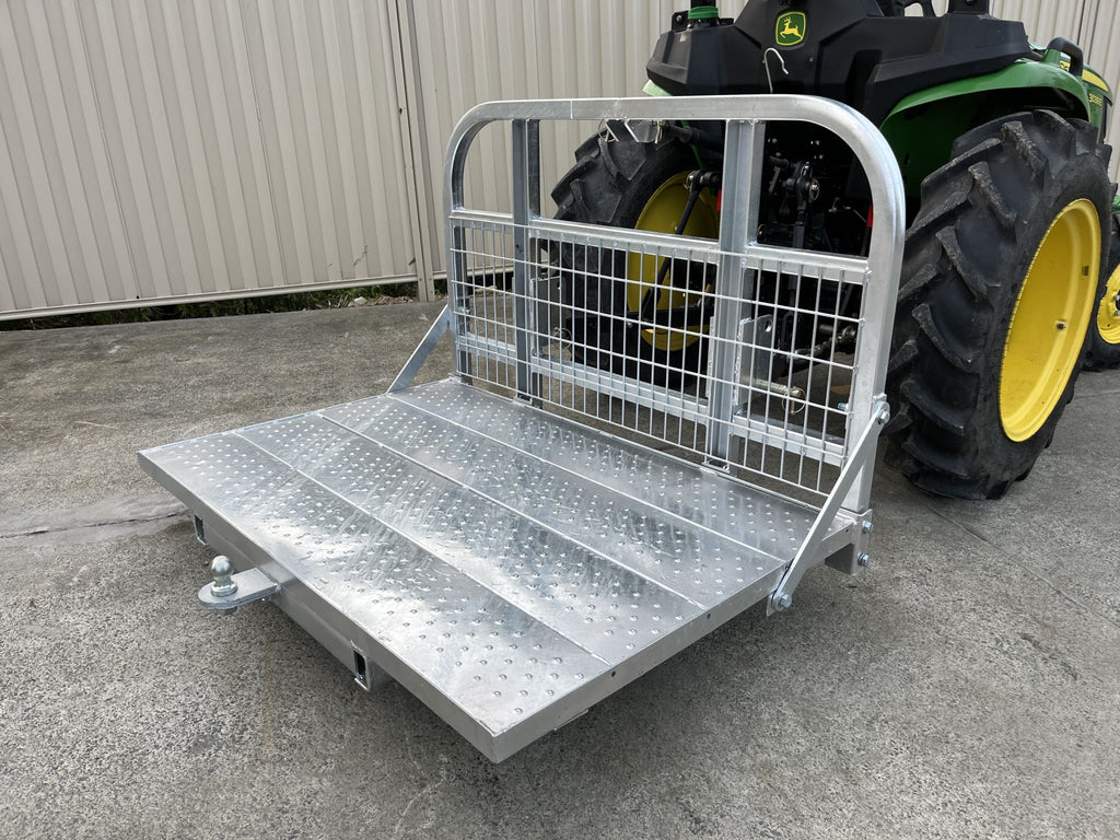 Carry all Transport tray (1.5m) Tow Bar Galvanised – Implements Direct