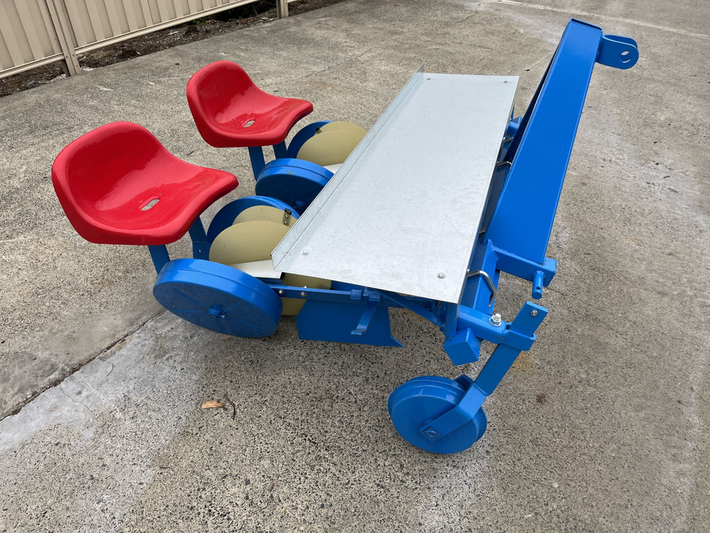 Seedling Transplanter – 2 Row Semi-Automatic – Implements Direct