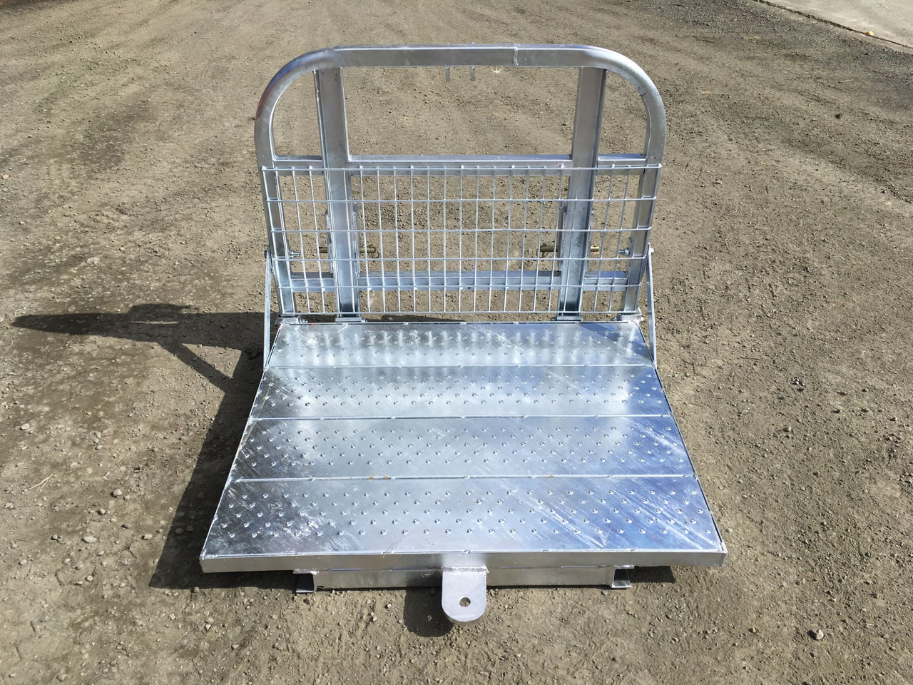 Galvanised Transport Tray with Towbar | Cat 1-2 3-Point Linkage Tractor ...