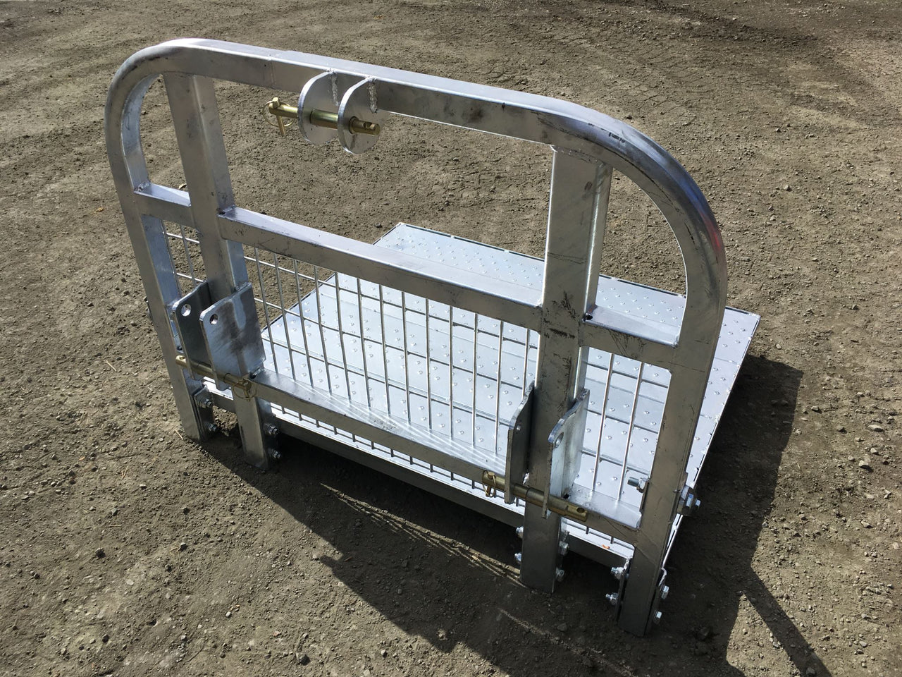 Galvanised Transport Tray with Towbar | Cat 1-2 3-Point Linkage Tractor ...